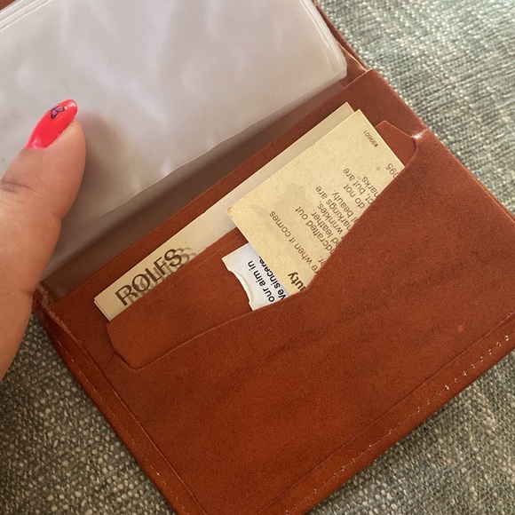 Rolfs | Bags | Vintage Leather Rolfs Wallet And Key Caddy | Poshmark